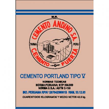 Cemento Andino Tipo V / NORMACO